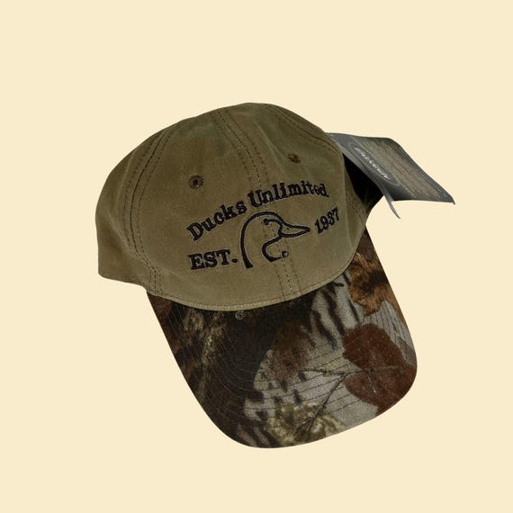 2000s camo/green Duck's Unlimited baseball cap, vinta… - Gem