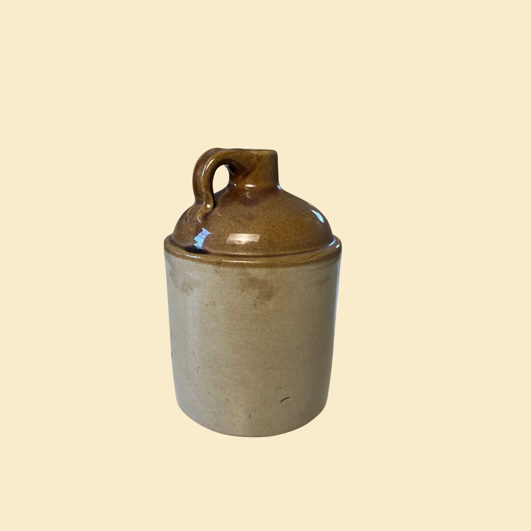 Vintage Mccormick Ceramic Liquor Bottle, 1980s Brown / Beige Glazed ...