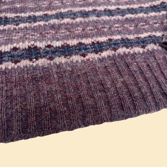 1970s abstract sweater by Austin J, vintage knit 70s … - Gem