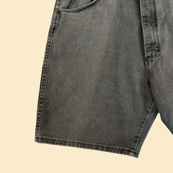 1990s Wrangler 38 shorts, vintage 90s men's denim gre… - Gem