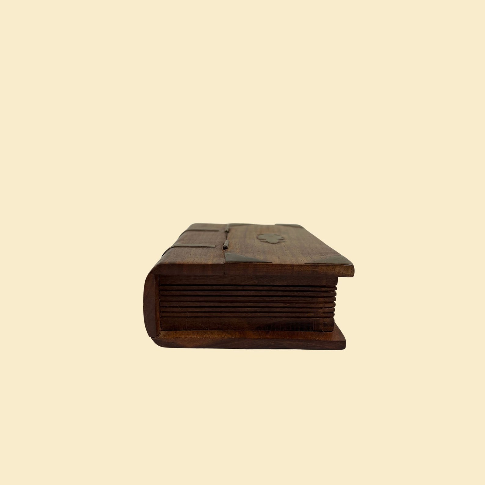 1970s Book-shaped Wood Box, Vintage Wooden Faux-book Lock Box - Etsy
