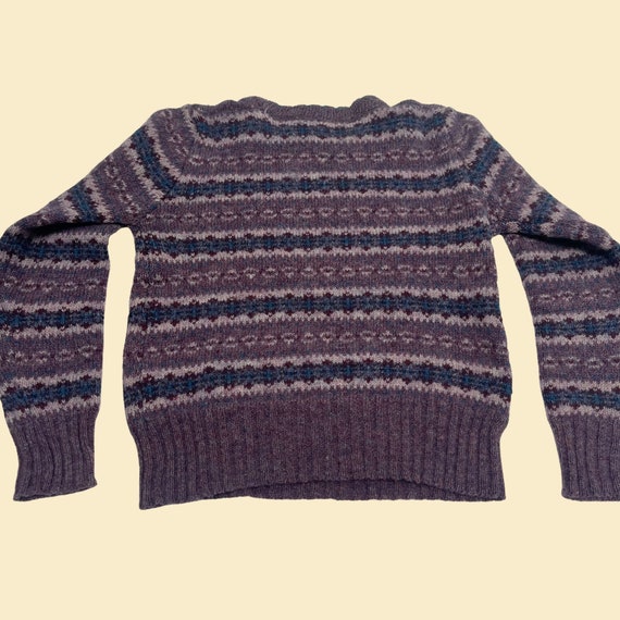 1970s abstract sweater by Austin J, vintage knit 70s … - Gem