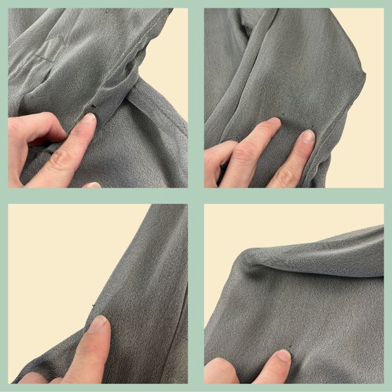 80s sheer grey dress by Contrepoint, vintage 1980s si… - Gem