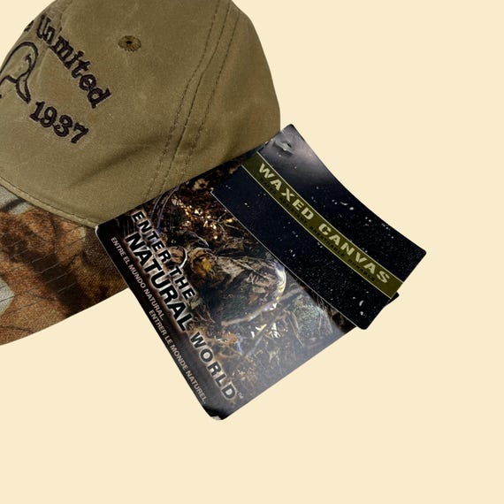 2000s camo/green Duck's Unlimited baseball cap, vinta… - Gem