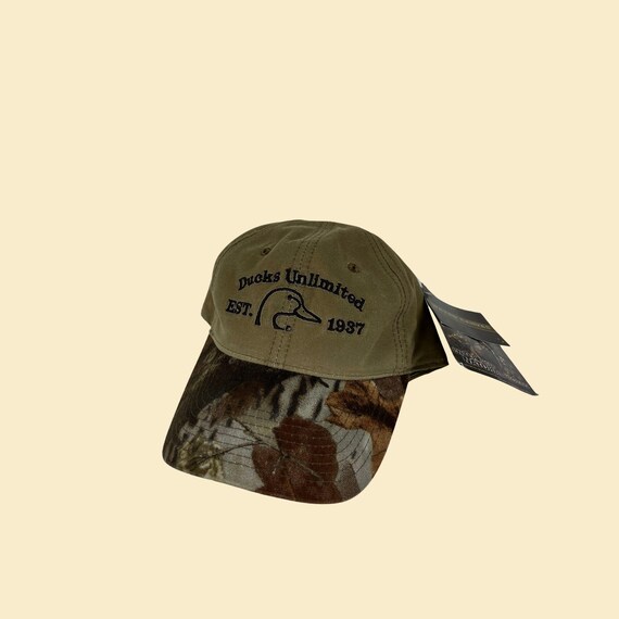 2000s camo/green Duck's Unlimited baseball cap, vinta… - Gem