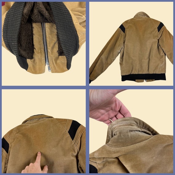 1970s Cal Craft brown jacket, faux-fur lined vintage … - Gem