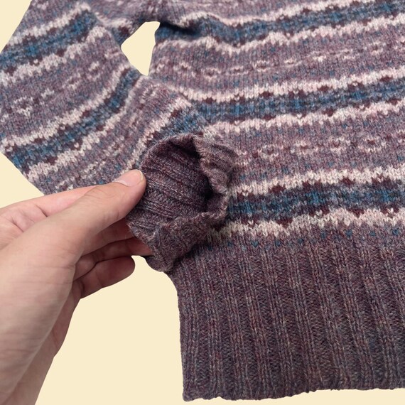 1970s abstract sweater by Austin J, vintage knit 70s … - Gem