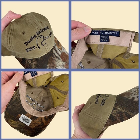 2000s camo/green Duck's Unlimited baseball cap, vinta… - Gem
