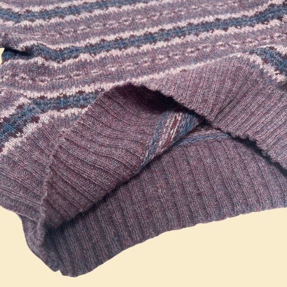 1970s abstract sweater by Austin J, vintage knit 70s … - Gem