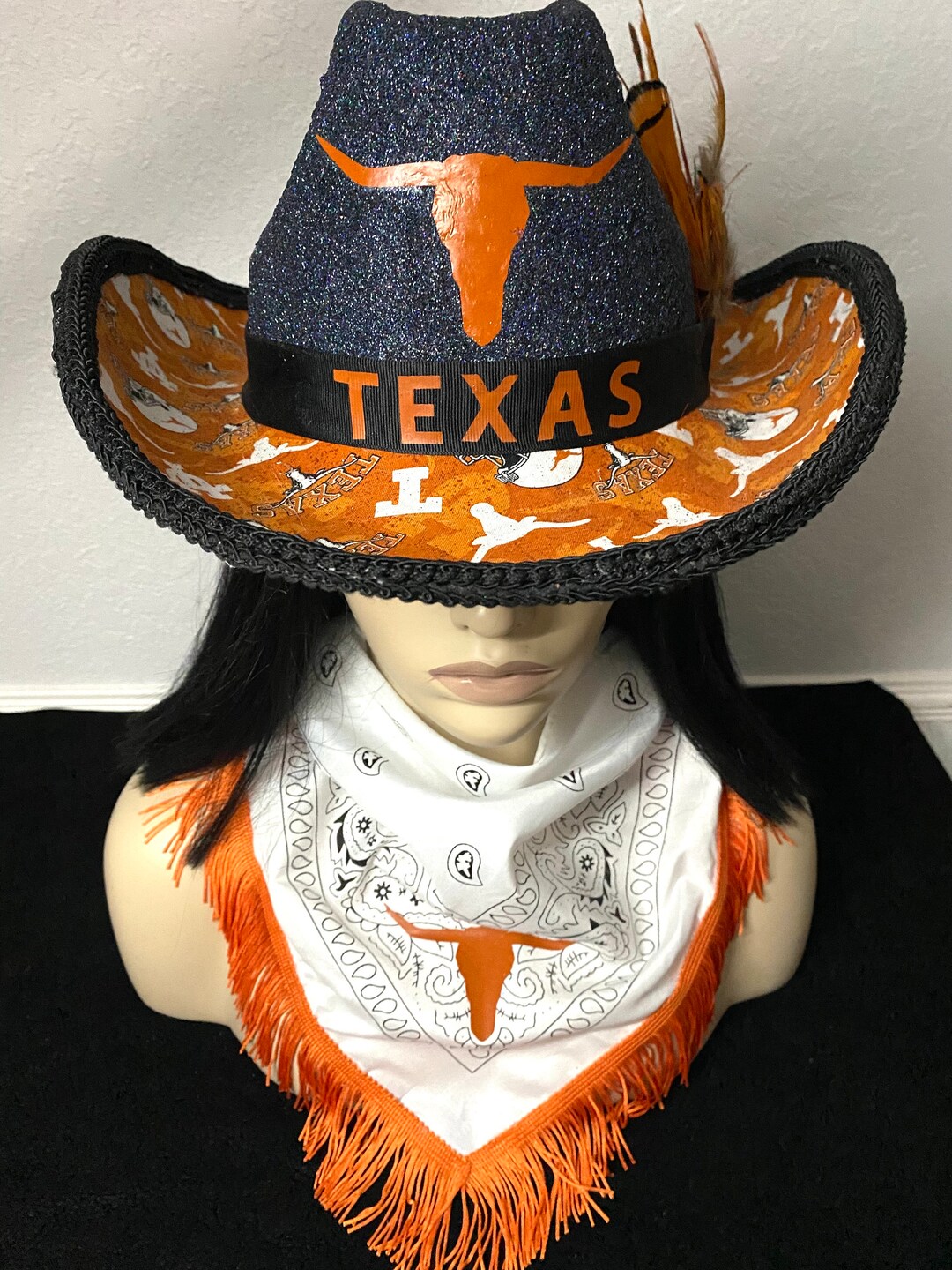 UT Longhorn Cowboy Hat UT Longhorn Fan Apparel Univ Texas - Etsy