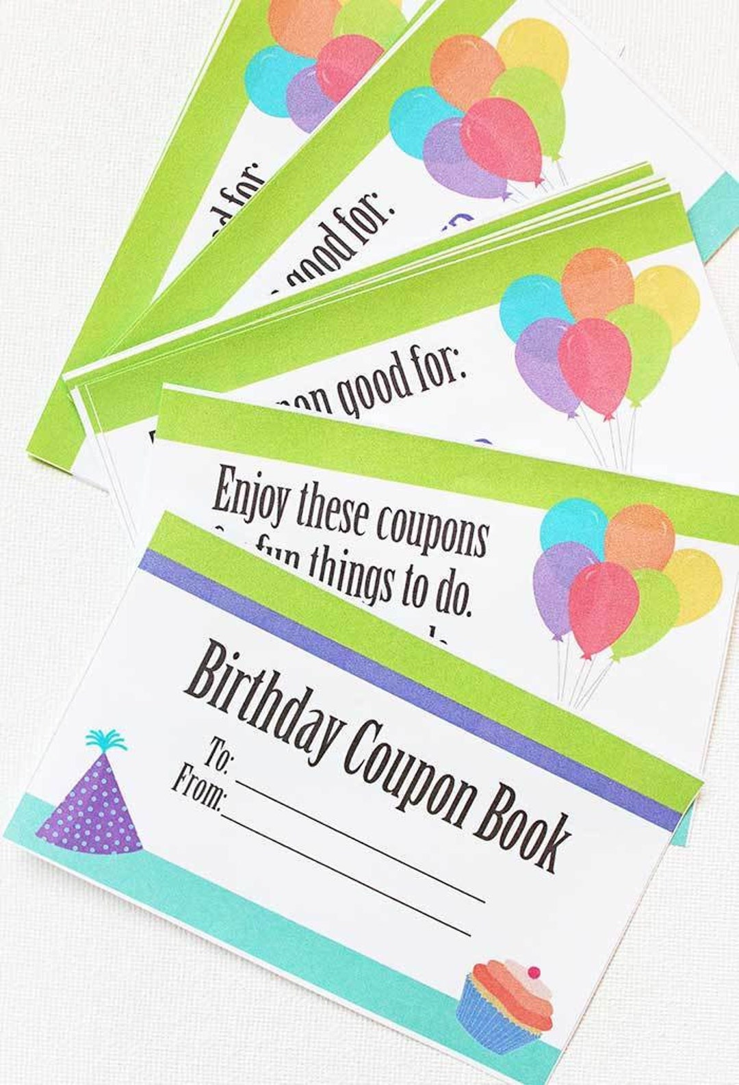 Birthday Coupon Book for Kids - Presents for Kids - Activities ...