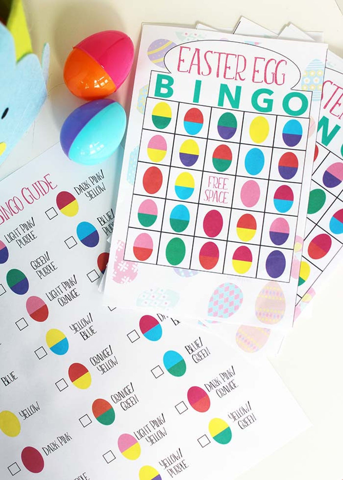 Easter Egg Bingo - Easter Party Game - Easter Bingo - Easter Egg Hunt ...