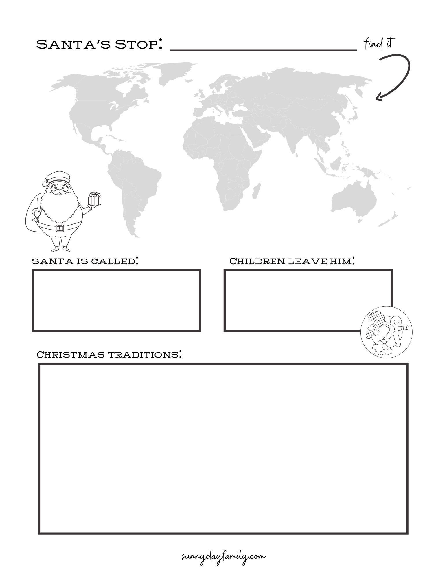 Exploring the World With Christmas Cookies - Christmas Unit Study ...
