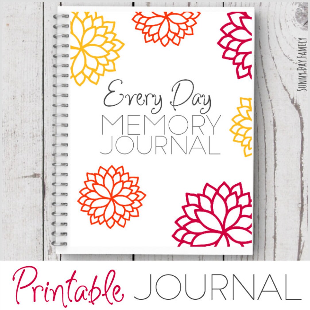 Every Day Memory Journal - Mom Journal - Baby Journal - Daily Journal ...