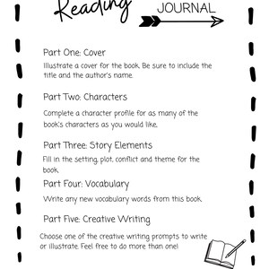 Homeschool Reading Adventure Journal for Literature Studies *secular ...