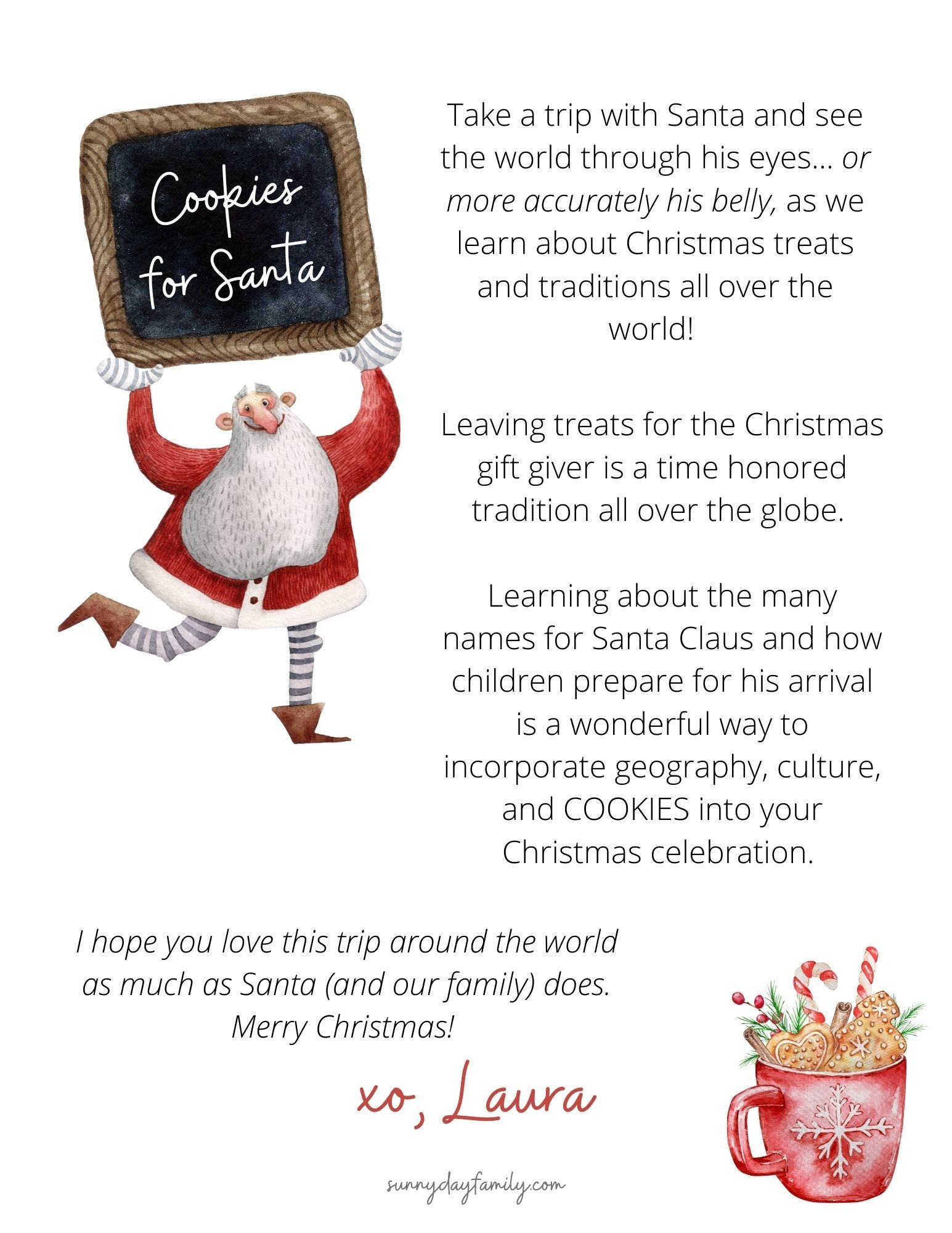 Exploring the World With Christmas Cookies - Christmas Unit Study ...