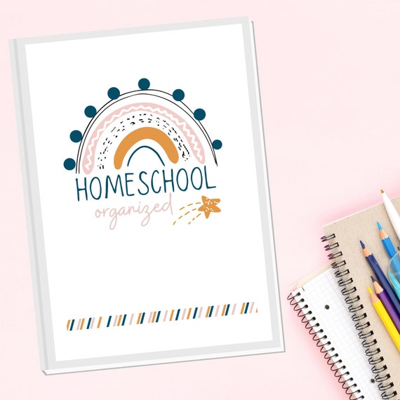 Boho Rainbow Secular Homeschool Planner - Etsy