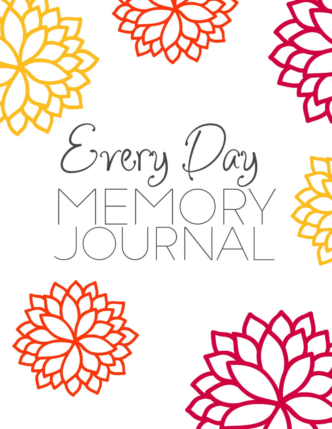 Every Day Memory Journal - Mom Journal - Baby Journal - Daily Journal ...