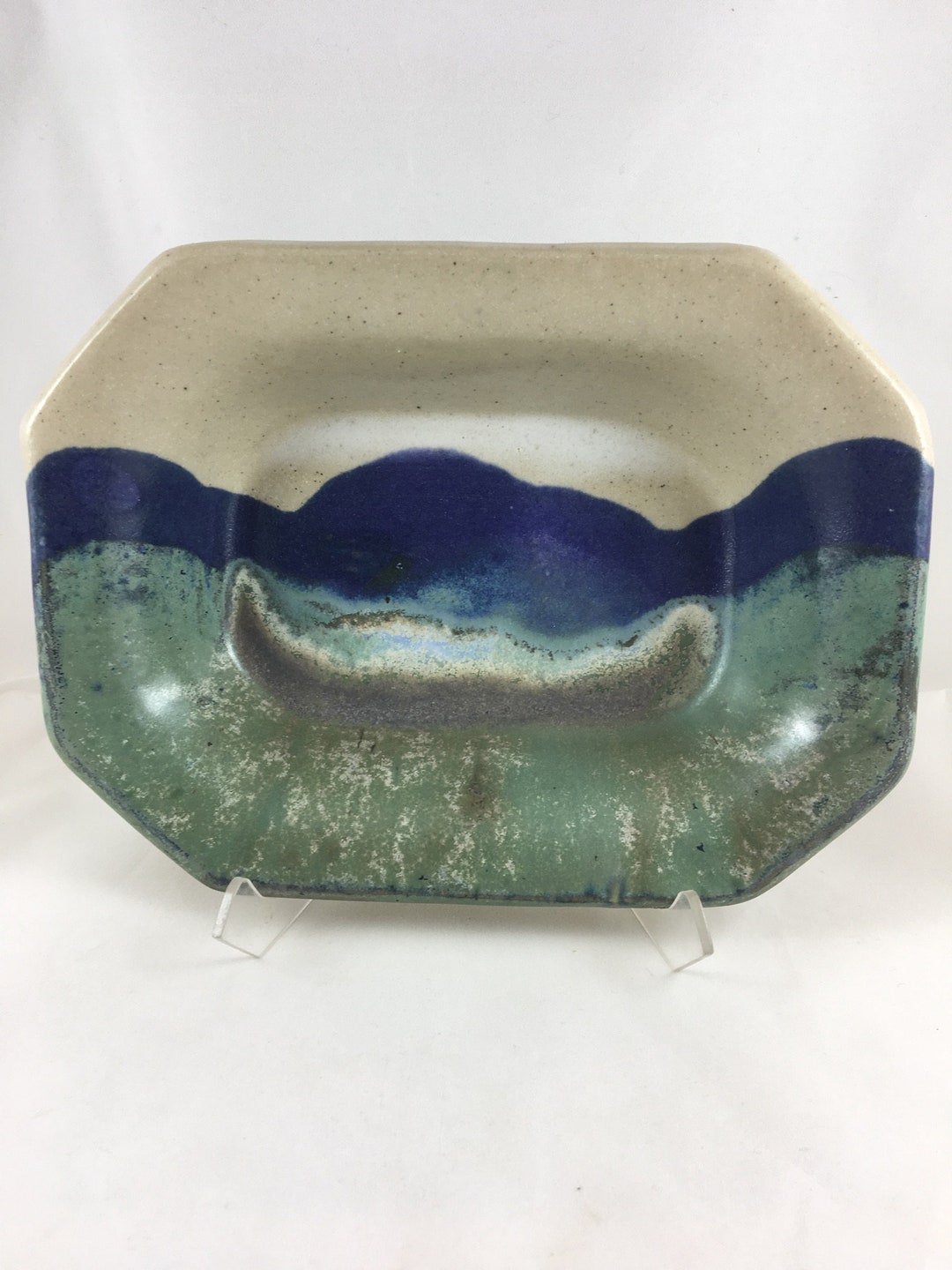 Small Rectangular Bowl With Angled Edges - Etsy