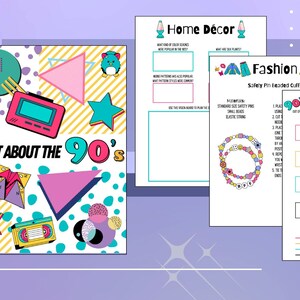 90's Unit Study Expansion Pack - Etsy