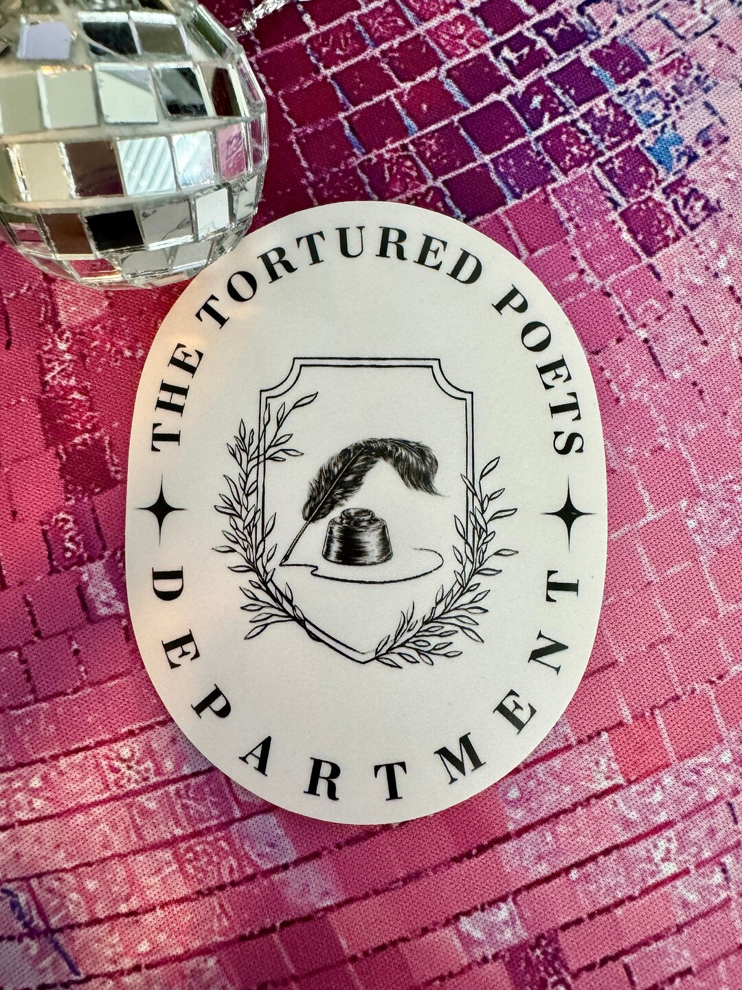 TTPD Waterproof Vinyl Sticker | Tortured Poets Sticker | TTPD Sticker ...