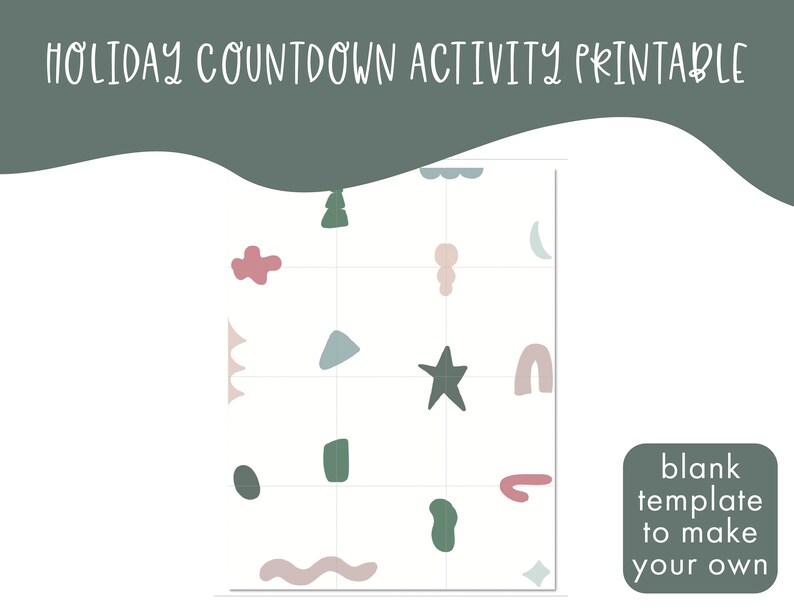 Printable Holiday Countdown Activities for Kids Holiday Bucket List ...