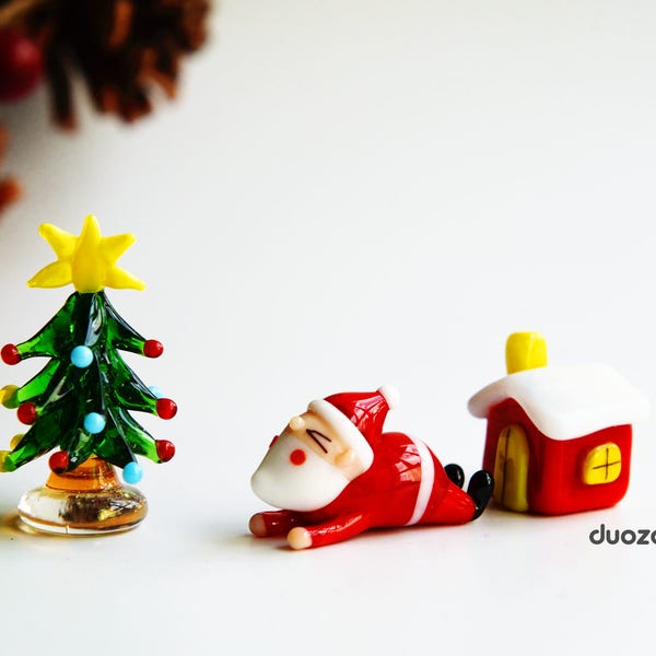 Miniature Santa - Etsy