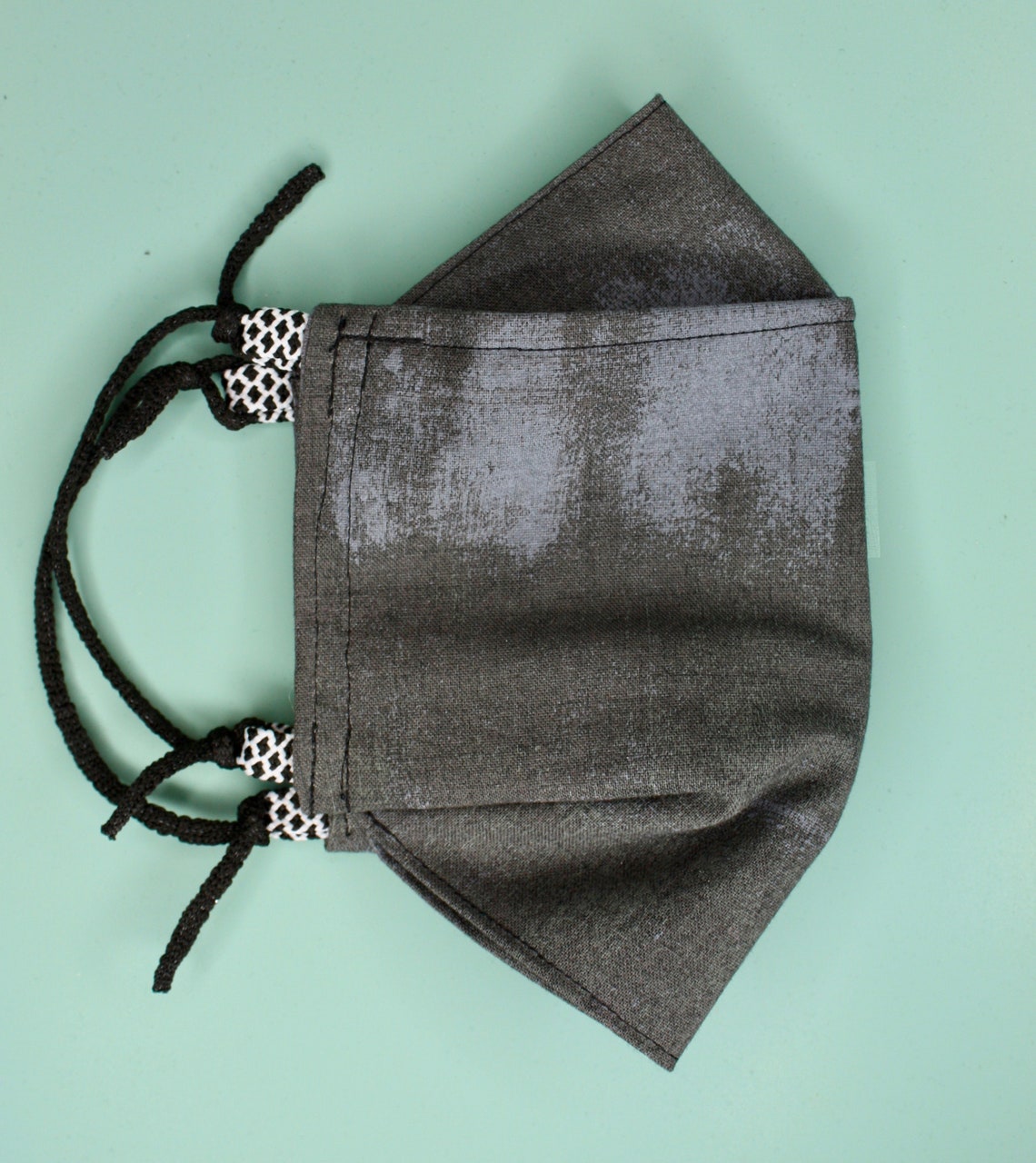 Distressed Gray Mask-octagon Style - Etsy