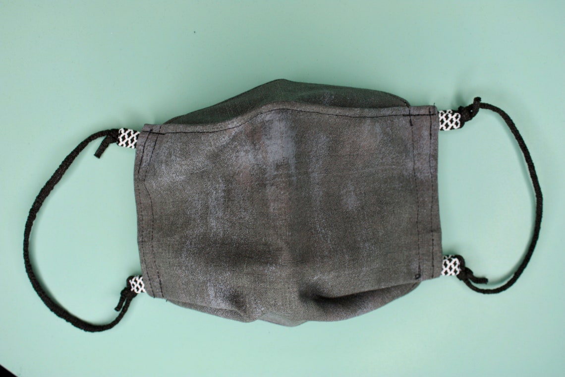 Distressed Gray Mask-octagon Style - Etsy