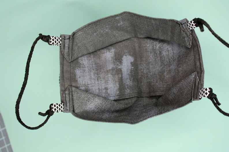 Distressed Gray Mask-octagon Style - Etsy