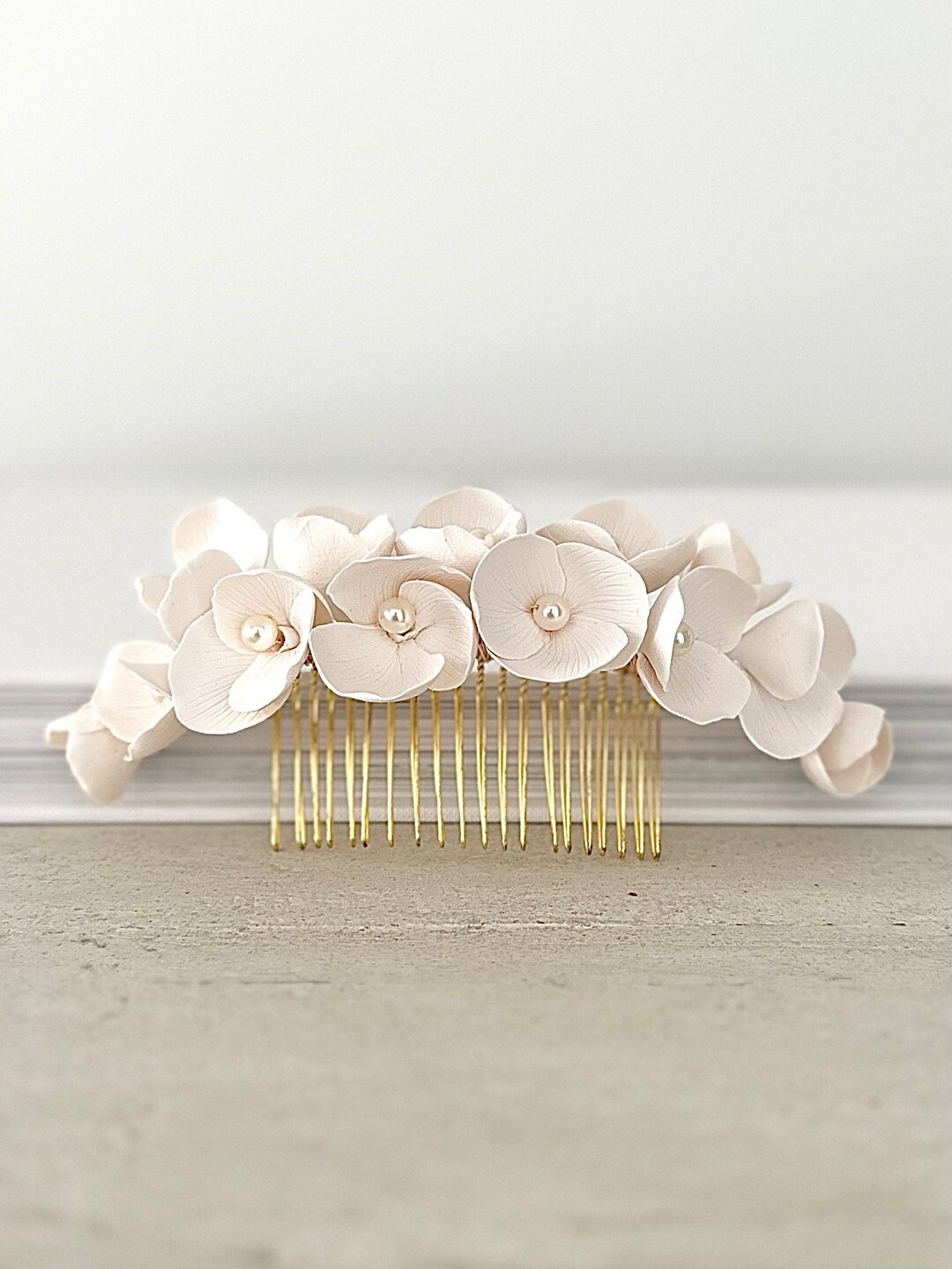 CLAIRE Bridal Hair Comb, Pearl Wedding Hair Comb, Wedding Hair ...