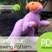 Simple Parasaur Plush Sewing Pattern Digital Download PDF - Etsy
