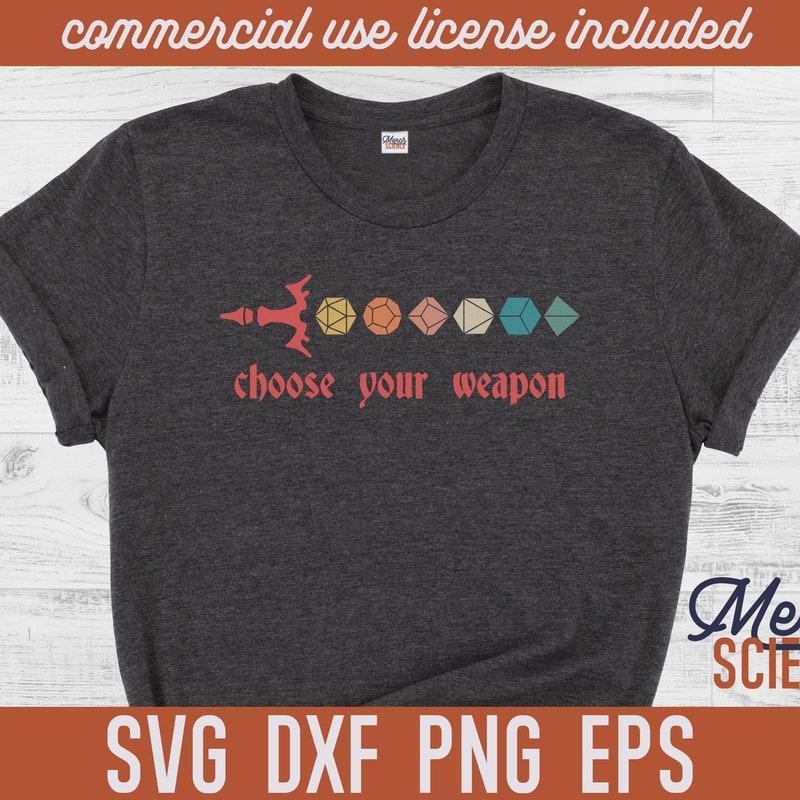 Dice Sword Svg - Etsy