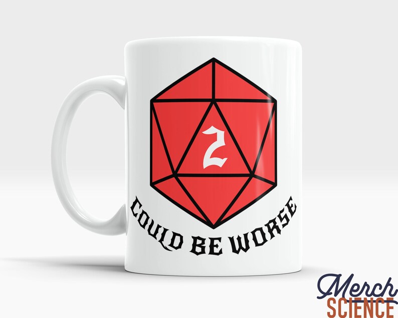 Could Be Worse D20 RPG Dnd SVG Cut File Shirt Design Printable - Etsy