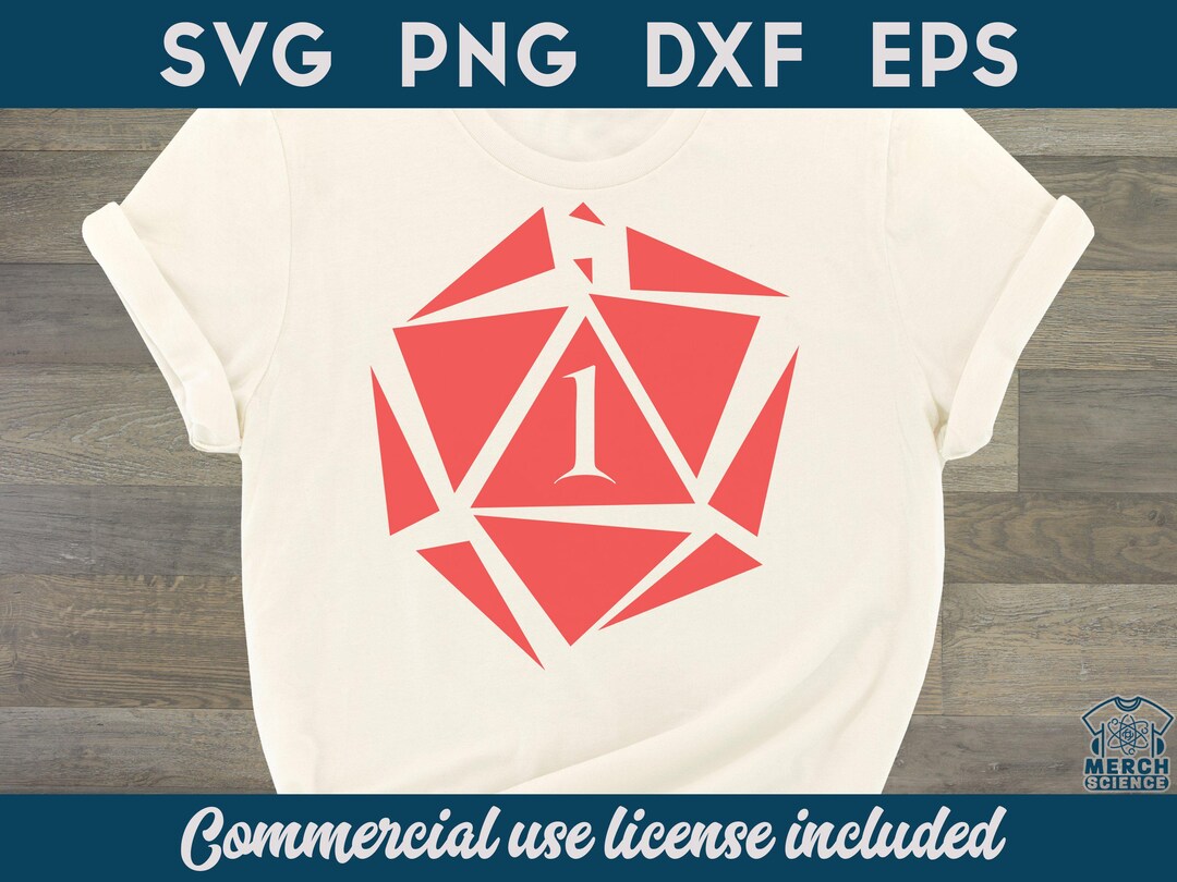 Critical Crit Hit D20 RPG Dnd SVG Cut File Shirt Design Printable ...