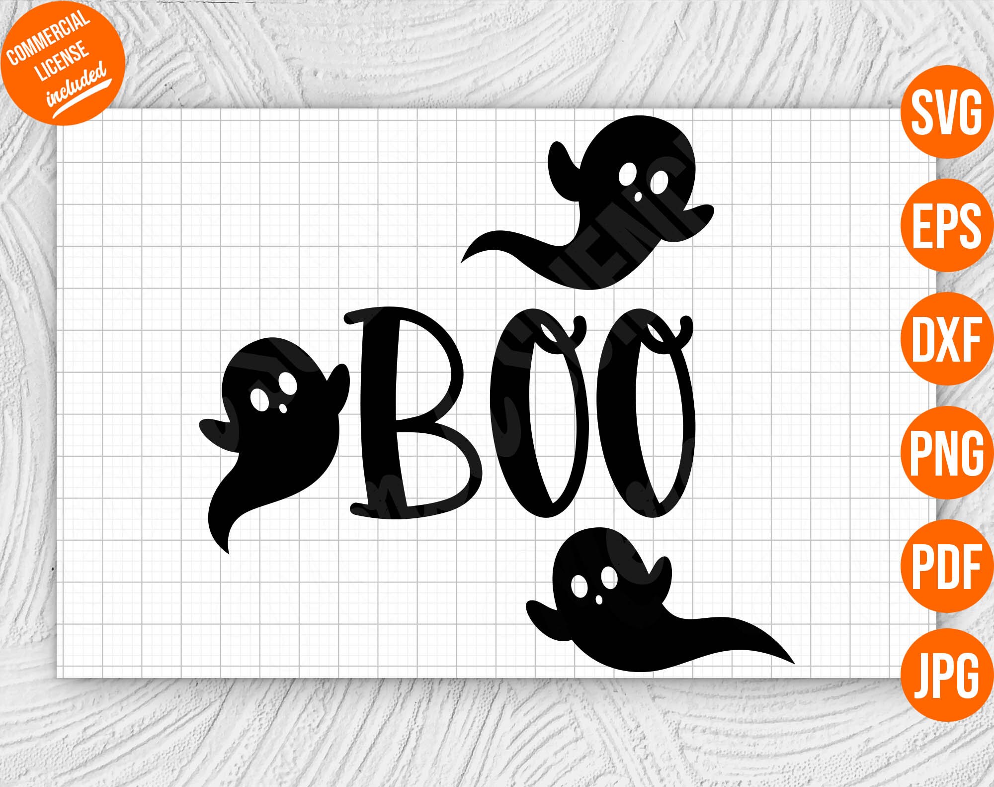 Boo Svg Halloween Svg Ghost Svg Pumpkin Svg Kids Hall - vrogue.co