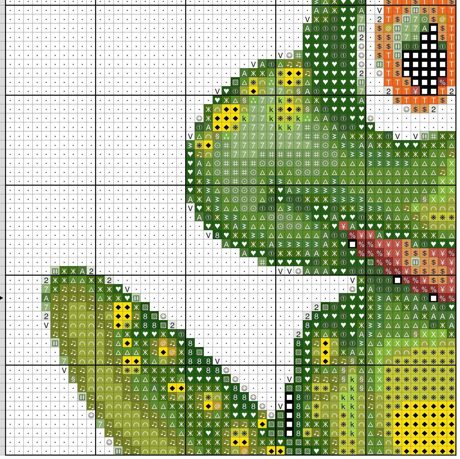 THE FROG Cross Stitch Pattern PDF, Modern Embroidery Chart, Animals ...