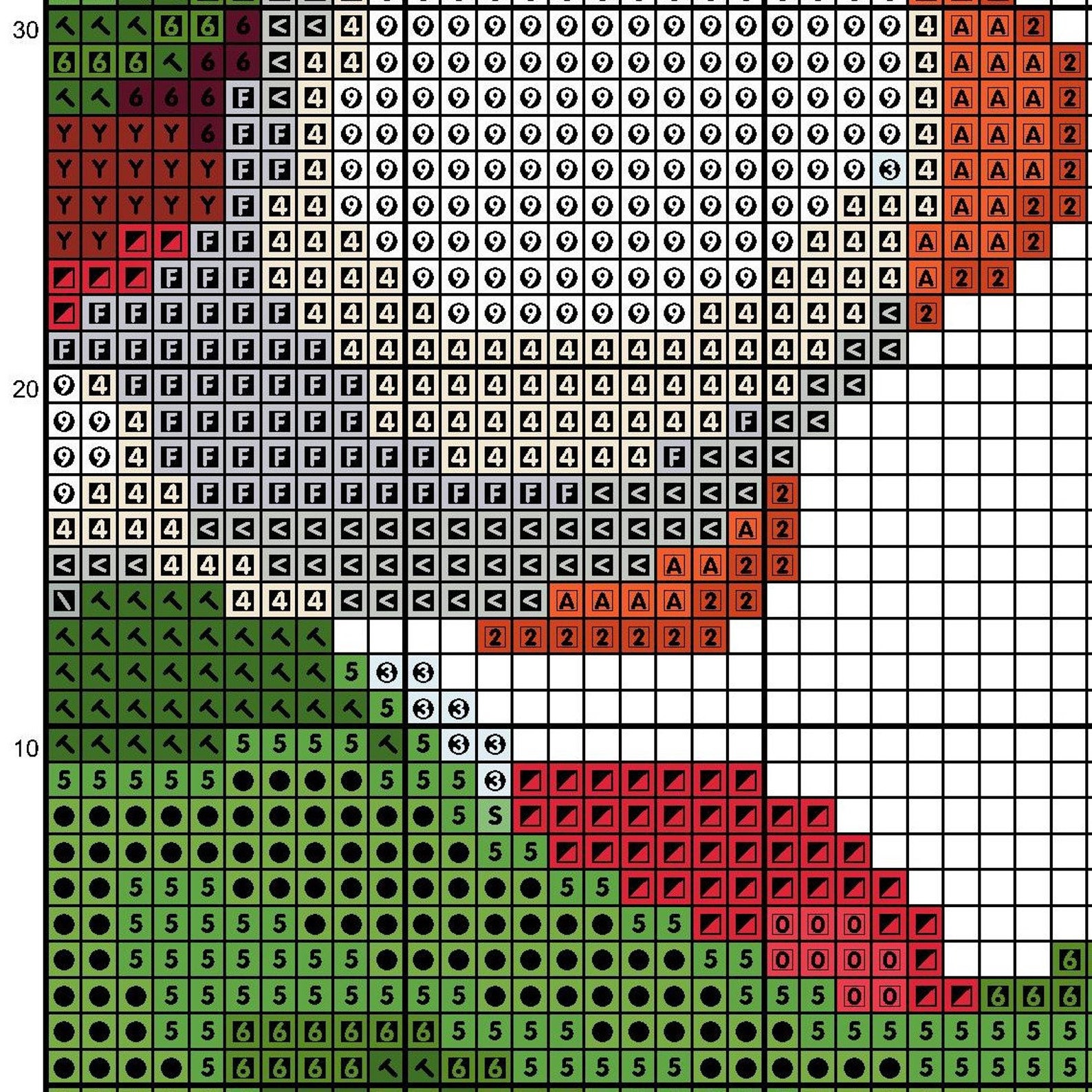 SUPER MARIO SET Cross Stitch Patterns Pdf, Modern Game Embroidery Art ...