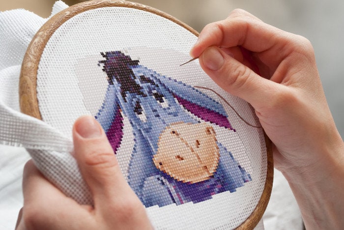 EEYORE DONKEY Cross Stitch Pattern PDF Cute Nursery Wall - Etsy