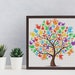 HAND TREE Cross Stitch Pattern PDF, Embroidery Cute Nursery Wall Decor ...