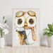 OWL Pilot Cross Stitch Pattern PDF, Modern Nursery Wall Decor ...