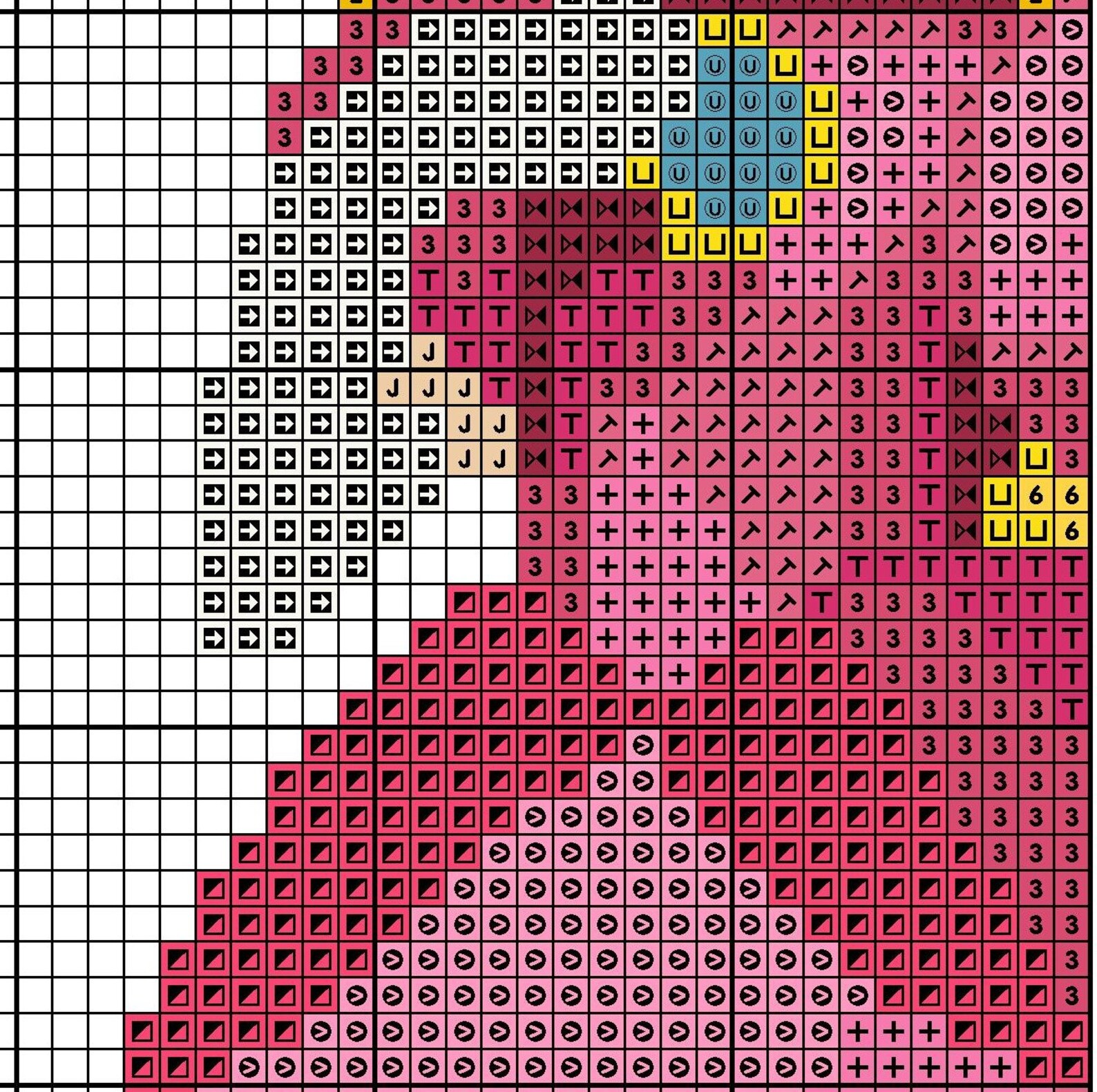 PRINCESS PEACH Cross Stitch Pattern PDF Cute Embroidery - Etsy UK