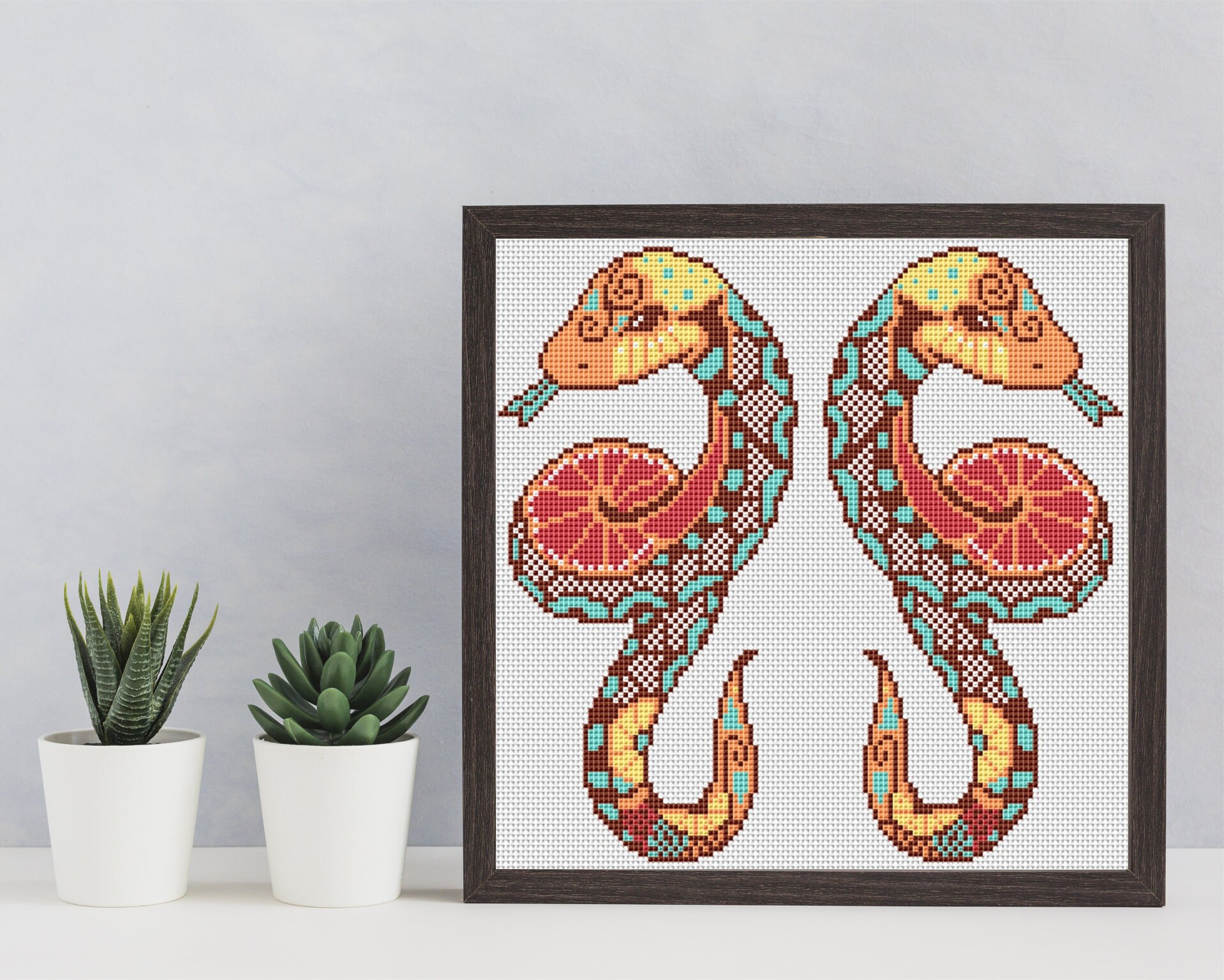 GEMINI Zodiac Cross Stitch Pattern PDF, Modern Wall Decor Embroidery Chart, Horoscope Astrology ...