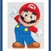 SUPER MARIO SET Cross Stitch Patterns Pdf, Modern Game Embroidery Art ...