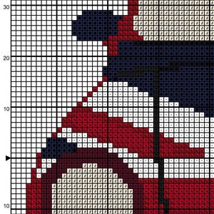 MINI COOPER Cross Stitch Pattern PDF, Cute Embroidery Nursery Wall ...