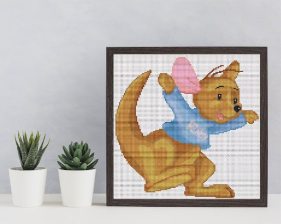 ROO Cross Stitch Pattern PDF Cute Embroidery Chart Nursery | Etsy