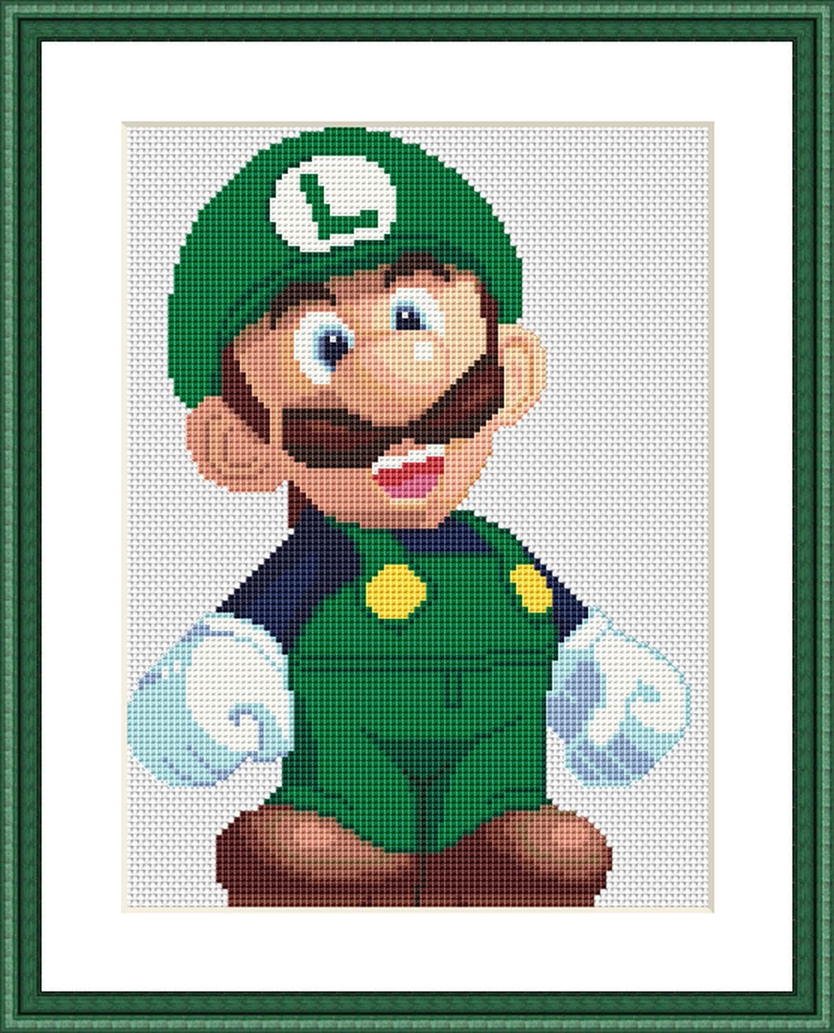 SUPER MARIO SET Cross Stitch Patterns Pdf, Modern Game Embroidery Art ...