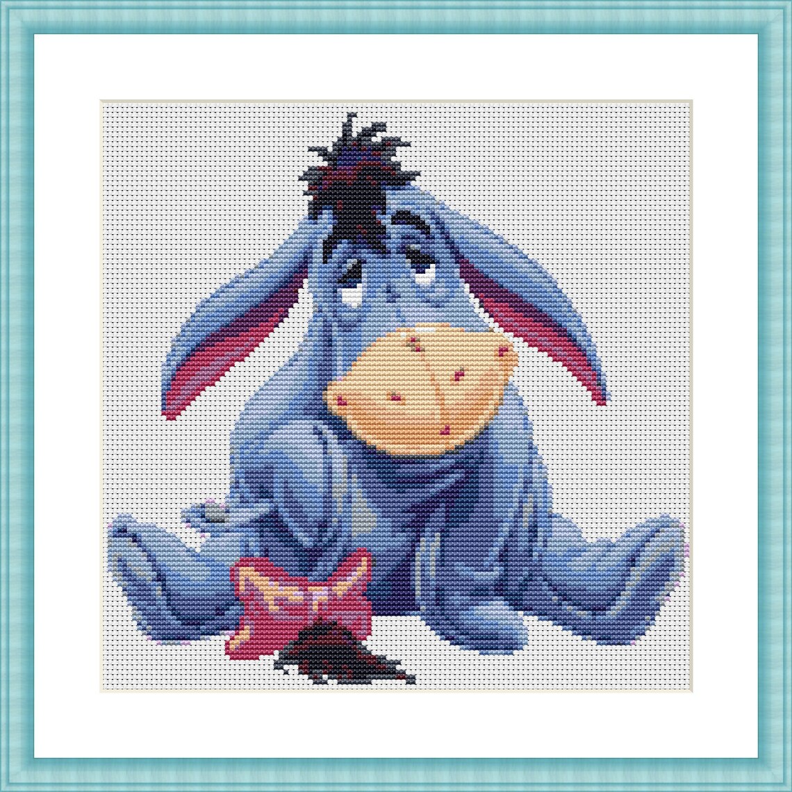 EEYORE DONKEY Cross Stitch Pattern PDF Cute Nursery Wall - Etsy