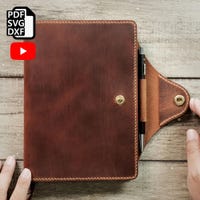 Leather Book Cover - Etsy