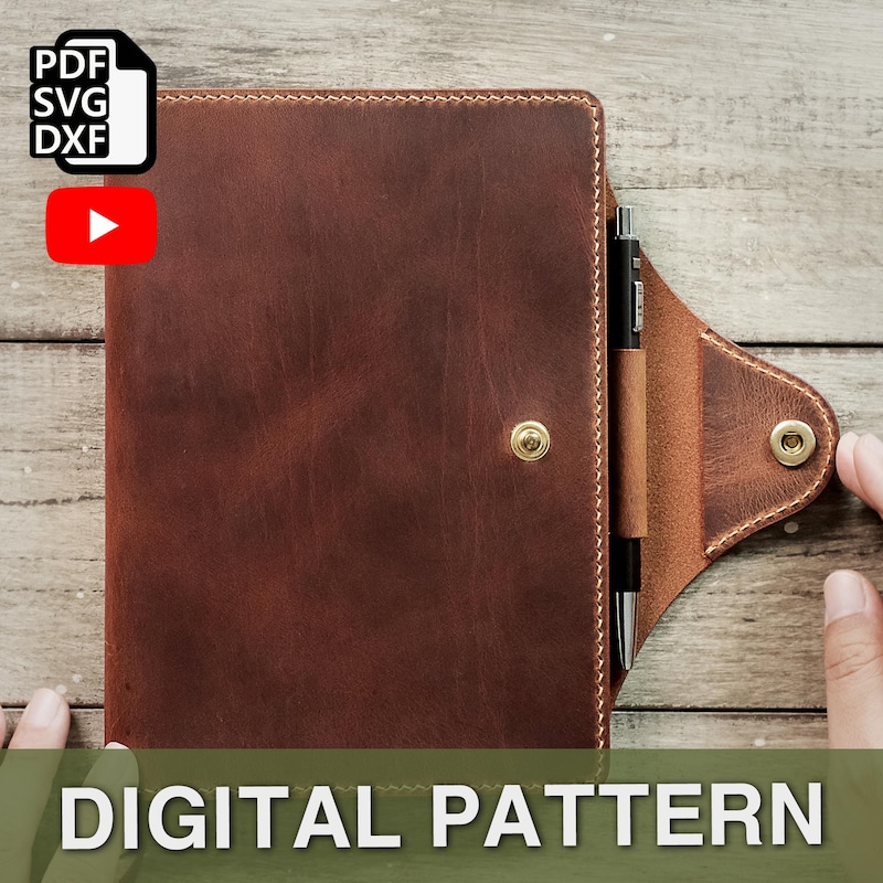 Leather Notebook Dxf - Etsy
